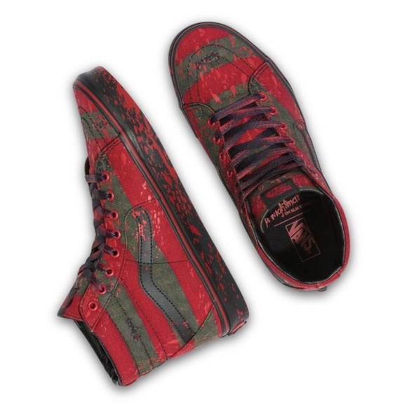 Nike | Shoes | Vans Sk8 Hi Horror Pack Nightmare On Elm Street Freddy ...